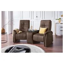 2-Sitzer exxpo - SOFA FASHION "Tivoli, Kinosofa mit Relaxfunktion, mit Ablagetisch und Stauraum", braun, B:207cm H:109cm T:152cm, Sofas, bequem und komfortabel