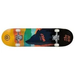 Skateboard Playlife "Fierce Wolf", bunt, Skateboards, Kinder