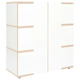 Mehrzweckschrank Tojo "stau", wei&szlig;, B:100cm H:110cm T:40cm, MDF, Schr&auml;nke, Mehrzweckschrank