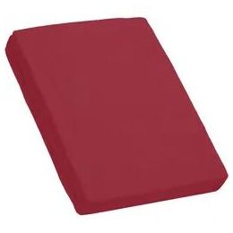 Spannbettlaken Kum "Frottee Spannbetttuch", rot (bordeaux), L:200cm, Frottee, Obermaterial: 100% Polyester, Bettlaken, Spannbettlaken, bis ca. 30 cm Matratzenh&ouml;he, weich & kuschelig