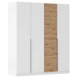 Dreht&uuml;renschrank Rauch "Kleiderschrank Schrank Garderobe W&auml;scheschrank Schlafzimmer BELLEZZA", wei&szlig; (wei&szlig;, eiche artisan), B:181cm H:210cm T:54cm, Holzwerkstoff, Schr&auml;nke, Kleiderschrank Dreht&uuml;renschrank, inkl. Schubkasteneinsatz, W&auml;scheeinteilung und weiterem Zubeh&ouml;r