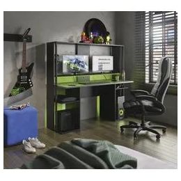 Gamingtisch GAMI "Stream", schwarz, B:157cm H:145cm T:60cm, Tische
