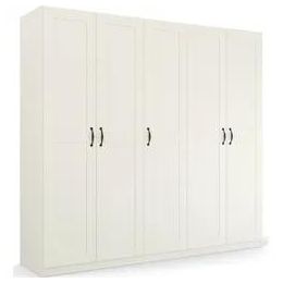Dreht&uuml;renschrank Rauch "Kleiderschrank Schrank Garderobe Ankleide COTTAGE BY QUADRA SPIN", wei&szlig; (alpinwei&szlig;), B:226cm H:210cm T:54cm, Holzwerkstoff, Schr&auml;nke, Dreht&uuml;renschrank, in skandinavischem Landhausstil