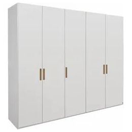 Dreht&uuml;renschrank Rauch "Your Joyce", wei&szlig;, B:250cm H:223cm T:61cm, Holzwerkstoff, Schr&auml;nke, Dreht&uuml;renschrank, mit Massivholzgriffen