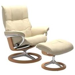 Relaxsessel stressless "Mayfair", beige (vanilla paloma), B:92cm H:103cm T:79cm, Leder BATICK: BATICK ist ein leicht korrigiertes, durchgef&auml;rbtes und genarbtes M&ouml;belleder, bei dem die meisten Unebenheiten und Spuren in der Regel entfernt wurden.;Leder PALOMA: PALOMA ist ein durchgef&auml;rbtes Semianilin-M&ouml;belleder mit nat&uuml;rlicher Narbung.;ROHLEDER Stoff Q2 FARON: Ein fester zuverl&auml;ssiger Boucl&eacute; mit ei