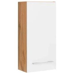 H&auml;ngeschrank Welltime "Soria", wei&szlig; (eichefarben, wei&szlig;), B:30cm H:64cm T:20cm, Schr&auml;nke, H&auml;ngeschrank