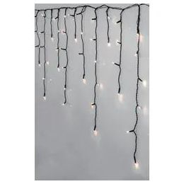 Eglo LED-Lichtervorhang "CRISPY ICE WHITE, Weihnachtsdeko", schwarz, Dioden 960 Stk. Flammen 960 Stk., Kabell&auml;nge 5m x Gesamtl&auml;nge 28,9m, Lichterketten, LED Lichterkette / schwarz / 960X0,064W / Beleuchtung - Weihnachten