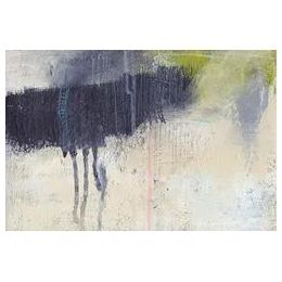 Leinwandbild queence "Kunstwerk", blau (farbe bild(er): blau), B:60cm H:40cm T:2cm, Canvas, Holzrahmen, Bilder, Leinwandbild, Premium-Leinwandstoff, Handarbeit aus Deutschland