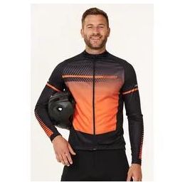 Radtrikot Endurance "Jillard", Damen, Gr. 3XL, orange (orange, schwarz), 100% Polyester, mehrfarbig, normal, ohne Ausschnitt, Trikots, mit reflektierenden Elementen