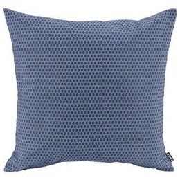 HOCK Dekokissen H.O.C.K. "Miss Dots Kissen", blau (royalblau, blau, gepunktet), B:50cm H:10cm L:50cm, Baumwolle, Polyester, Dekokissen_Sitzkissen_Kissenh&uuml;llen, mit Punkten, Kissenh&uuml;lle mit F&uuml;llung, 1 St&uuml;ck
