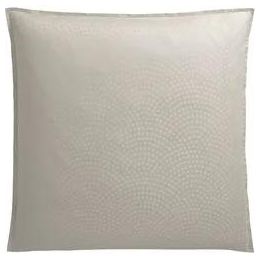 Bettw&auml;sche Elegante "Air", beige (greige), B/L: 155cm x 220cm, 1 Stk., 1 Stk., Mako-Satin, B/L: 80cm x 80cm, 2 Stk., Mako-Satin, Obermaterial: 100% Baumwolle, Bettw&auml;sche, Bettw&auml;sche, angenehmes Hautgef&uuml;hl
