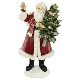 Weihnachtsfigur I.GE.A. "Nikolaus", rot, B:15cm H:29cm, Polyresin, Dekofiguren, Weihnachtsfigur, Nikolaus Dekoration