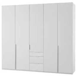 Kleiderschrank wimex "New York", wei&szlig;, B:225cm H:236cm T:58cm, Schr&auml;nke, Kleiderschrank, wahlweise 208 oder 236cm hoch