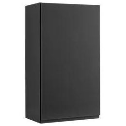 H&auml;ngeschrank KOCHSTATION "KS-Bruneck", grau (grau matt), B:50cm H:90cm T:34cm, Holzwerkstoff, Schr&auml;nke, H&auml;ngeschrank, >>Bruneck<< 60 cm breit, f&uuml;r viel Stauraum, hochwertige MDF-Fronten