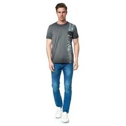 T-Shirt Rusty Neal, Damen, Gr. L, grau (anthrazit), 100% Baumwolle, bedruckt, normal, Rundhals, Shirts T-Shirt, im verwaschenen Look