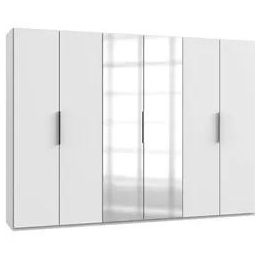 Kleiderschrank wimex "Level by fresh to go", wei&szlig;, B:300cm H:216cm T:58cm, Schr&auml;nke, Kleiderschrank, mit Spiegelt&uuml;ren