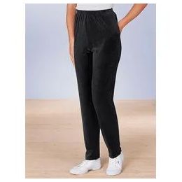 Nickihose Classic Basics, Damen, Gr. 20/21, Normalgr&ouml;&szlig;en, schwarz, 80% Baumwolle, 20% Polyester, unifarben, lang, Hosen