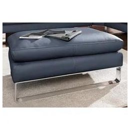 Hocker Calia italia "Dave", blau, B:95cm H:42cm T:68cm, Hocker, Hocker, mit Kufenfu&szlig;