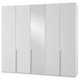 Kleiderschrank wimex "New York", wei&szlig;, B:225cm H:208cm T:58cm, Schr&auml;nke, Kleiderschrank Dreht&uuml;renschrank, INKLUSIVE Schubladeneinsatz und Einlegeb&ouml;den
