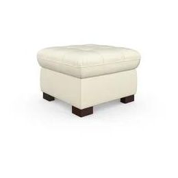 Sit & More Hocker SIT & MORE "Luxor", beige (creme), B:60cm H:41cm T:60cm, Luxus-Microfaser ALTARA NUBUCK (100% Polyester);Soft clean (98% Polyester, 2% Polyamid);Struktur fein (100% Polyester), Hocker, Polsterhocker, auch erh&auml;ltlich in dem besonders leicht mit Wasser zu reinigen