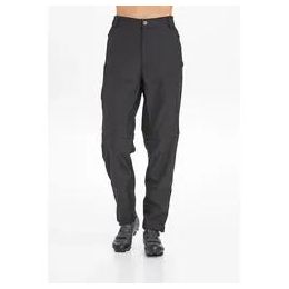 Radhose Endurance "Mace", Damen, Gr. 44, EURO-Gr&ouml;&szlig;en, schwarz, 100% Polyester, unifarben, Hosen, mit praktischen Zip-Off-Beinen