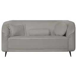 2-Sitzer Home Affaire "Ashly", grau (taupe), B:154cm H:81cm T:80cm, 93% Polyester, 6% Acryl, 1% Baumwolle, Sofas, in 3 Bezugsvarianten, Boucl&eacute;, Samtoptik und Struktur weich.