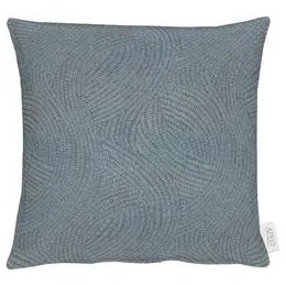 Dekokissen Apelt "1102" Gr. 2, blau (hellblau, unifarben), B:49cm L:49cm, Polyester, Dekokissen_Sitzkissen_Kissenh&uuml;llen, Kissenh&uuml;lle ohne F&uuml;llung, 1 St&uuml;ck