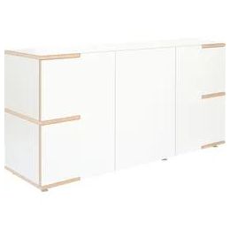 Mehrzweckschrank Tojo "stau", wei&szlig;, B:150cm H:75cm T:40cm, MDF, Schr&auml;nke, Mehrzweckschrank