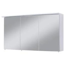 Spiegelschrank Welltime "Flex", wei&szlig;, B:120cm H:64cm T:20cm, Holzwerkstoff, Schr&auml;nke, Spiegelschrank, Breite 120 cm, mit 3D-Spiegeleffekt
