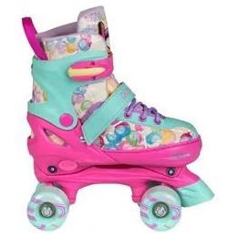 Rollschuhe Playlife "Lollipop" Gr. 35, pink (pink, t&uuml;rkis), Inlineskates_Rollschuhe, Kinder, 35/38 (bis 60 kg), Vinyl