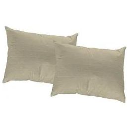 Dekokissen WIRTH "Torbole" Gr. 3, gr&uuml;n (lindgr&uuml;n, meliert), B:50cm L:50cm, Baumwolle, Polyester, Dekokissen_Sitzkissen_Kissenh&uuml;llen, Kissenh&uuml;lle ohne F&uuml;llung, 2 St&uuml;ck