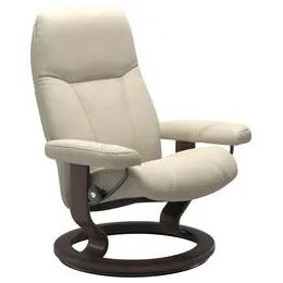 Relaxsessel stressless "Consul", beige (cream batick), B:72cm H:94cm T:70cm, Leder BATICK: BATICK ist ein leicht korrigiertes, durchgef&auml;rbtes und genarbtes M&ouml;belleder, bei dem die meisten Unebenheiten und Spuren in der Regel entfernt wurden.;Leder PALOMA: PALOMA ist ein durchgef&auml;rbtes Semianilin-M&ouml;belleder mit nat&uuml;rlicher Narbung.;ROHLEDER Stoff Q2 FARON: Ein fester zuverl&auml;ssiger Boucl&eacute; mit einem 
