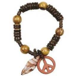 Armband "Hippie", Damen, Gr. Holz, braun, Collezione Alessandro, Armb&auml;nder Armband