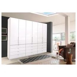 Faltt&uuml;renschrank Wiemann "Loft", wei&szlig;, B:300cm H:236cm T:58cm, Schr&auml;nke, Glasfront