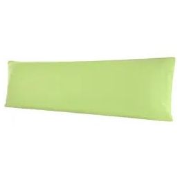 Kissenbezug bellana "Mako-Jersey", gr&uuml;n (moos), B:40cm L:140cm, Jersey, Obermaterial: 100% Baumwolle, Kissenbez&uuml;ge, Kissenbezug, f&uuml;r Seitenschl&auml;ferkissen