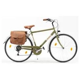 Cityrad "Citybike 605 Man" Gr. 50, gr&uuml;n (schlamm, grau), VENICE - I LOVE ITALY, Fahrr&auml;der, 50cm, 28 Zoll (71,12cm), f&uuml;r Herren, Kettenschaltung