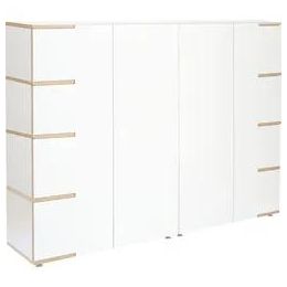 Mehrzweckschrank Tojo "stau", wei&szlig;, B:200cm H:145cm T:40cm, MDF, Schr&auml;nke, Mehrzweckschrank