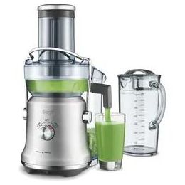 Sage Entsafter "SJE530BSS4 the Nutri Juicer Cold Plus", silber (brushed stainless steel (edelstahl)), B:21,9cm H:44,8cm T:33,4cm, Entsafter, Geb&uuml;rstetes Edelstahlgrau