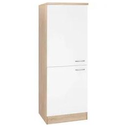 Seitenschrank Optifit "Parare", wei&szlig; (wei&szlig; glanz, eichefarben), B:60cm H:174,4cm T:60cm, Schr&auml;nke, Seitenschrank, Breite 60 cm
