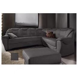 Sit & More Ecksofa SIT & MORE "Benson L-Form", grau (anthrazit), B:265cm H:94cm T:215cm, NaturLeder;Luxus-Microfaser;Luxus-Kunstleder;Primabelle-Microfaser, Sofas, Ecksofa, wahlweise mit Schlaffunktion