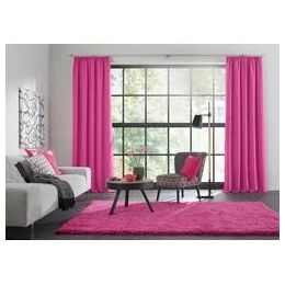Vorhang WIRTH "Dim out" Gr. 2, pink, B:145cm H:180cm, Polyester, Gardinen