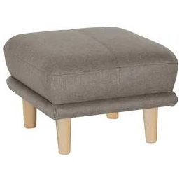 Fu&szlig;hocker Trendmanufaktur "Cecilia", braun (tan), B:66cm H:44cm T:66cm, Hocker, Fu&szlig;hocker