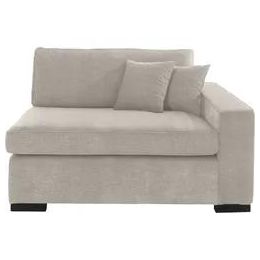 Sofaelement Home Affaire "Skara XXL", beige (natur), B:140cm H:86cm T:130cm, 100% Polyester, Polsterelemente, Modul XXL - zum eigenen Zusammenstellen, Armlehne links/rechts w&auml;hlbar