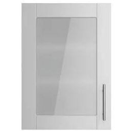 Glash&auml;ngeschrank KOCHSTATION "KS-Ahus", grau (hellgrau matt, hellgrau), B:50cm H:70,4cm T:34,9cm, Schr&auml;nke, Glash&auml;ngeschrank, Breite 50 cm