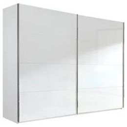 Schwebet&uuml;renschrank Rauch "Kleiderschrank Schrank Garderobe Schlafzimmerschrank X-TEND", wei&szlig; (wei&szlig;, wei&szlig; hochglanz), B:270cm H:223cm T:69cm, Holzwerkstoff, Schr&auml;nke, Schwebet&uuml;renschrank, inkl. Schubladeneinsatz und vielen Einlegeb&ouml;den MADE IN GERMANY
