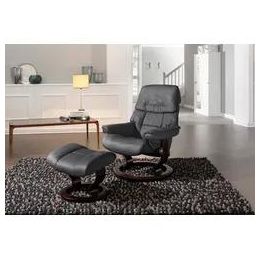 Relaxsessel stressless "Ruby", grau (rock paloma), B:88cm H:99cm T:77cm, Leder BATICK: Batick ist ein leicht korrigiertes, durchgef&auml;rbtes und genarbtes M&ouml;belleder, bei dem die meisten Unebenheiten und Spuren in der Regel entfernt wurden. Batick wird mitunter doppelt&ouml;nig gef&auml;rbt, um der Oberfl&auml;che mehr Lebendigkeit zu verleihen. Dank einer sch&uuml;tzenden Oberfl&auml;chenbehandlung lassen sich die meisten F