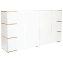 Mehrzweckschrank Tojo "stau", wei&szlig;, B:200cm H:110cm T:40cm, MDF, Schr&auml;nke, Mehrzweckschrank