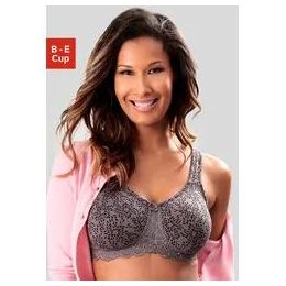 Entlastungs-BH Nuance, Damen, Gr. 100, Cup B, schwarz (taupe, schwarz), Spitze, Obermaterial: 85% Baumwolle, 10% Polyamid, 5% Elasthan, BHs Entlastungs-BH, ohne B&uuml;gel aus Baumwolle &ndash; auch ideal f&uuml;r gro&szlig;e Gr&ouml;&szlig;en, Topseller