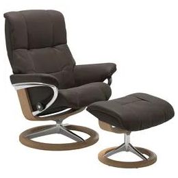 Relaxsessel stressless "Mayfair", braun (braun batick), B:83cm H:102cm T:74cm, Leder BATICK: BATICK ist ein leicht korrigiertes, durchgef&auml;rbtes und genarbtes M&ouml;belleder, bei dem die meisten Unebenheiten und Spuren in der Regel entfernt wurden.;Leder PALOMA: PALOMA ist ein durchgef&auml;rbtes Semianilin-M&ouml;belleder mit nat&uuml;rlicher Narbung.;ROHLEDER Stoff Q2 FARON: Ein fester zuverl&auml;ssiger Boucl&eacute; mit eine