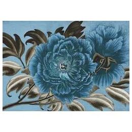 Vliestapete Komar "Digitaldruck Vlies - Royal Peony - Gr&ouml;&szlig;e 350 x 250 cm", bunt, B:350m L:250m, Vlies, Tapeten, Wohnzimmer, Schlafzimmer